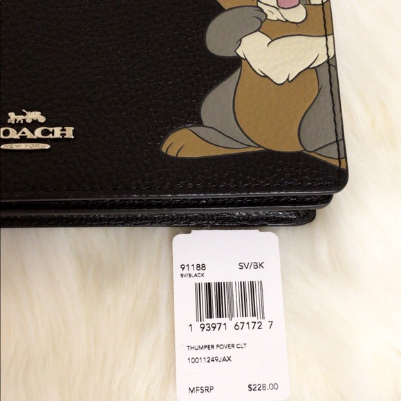 Coach | Bags | Disney X Coach Thumper Foldover Crossbodywallet | Poshmark